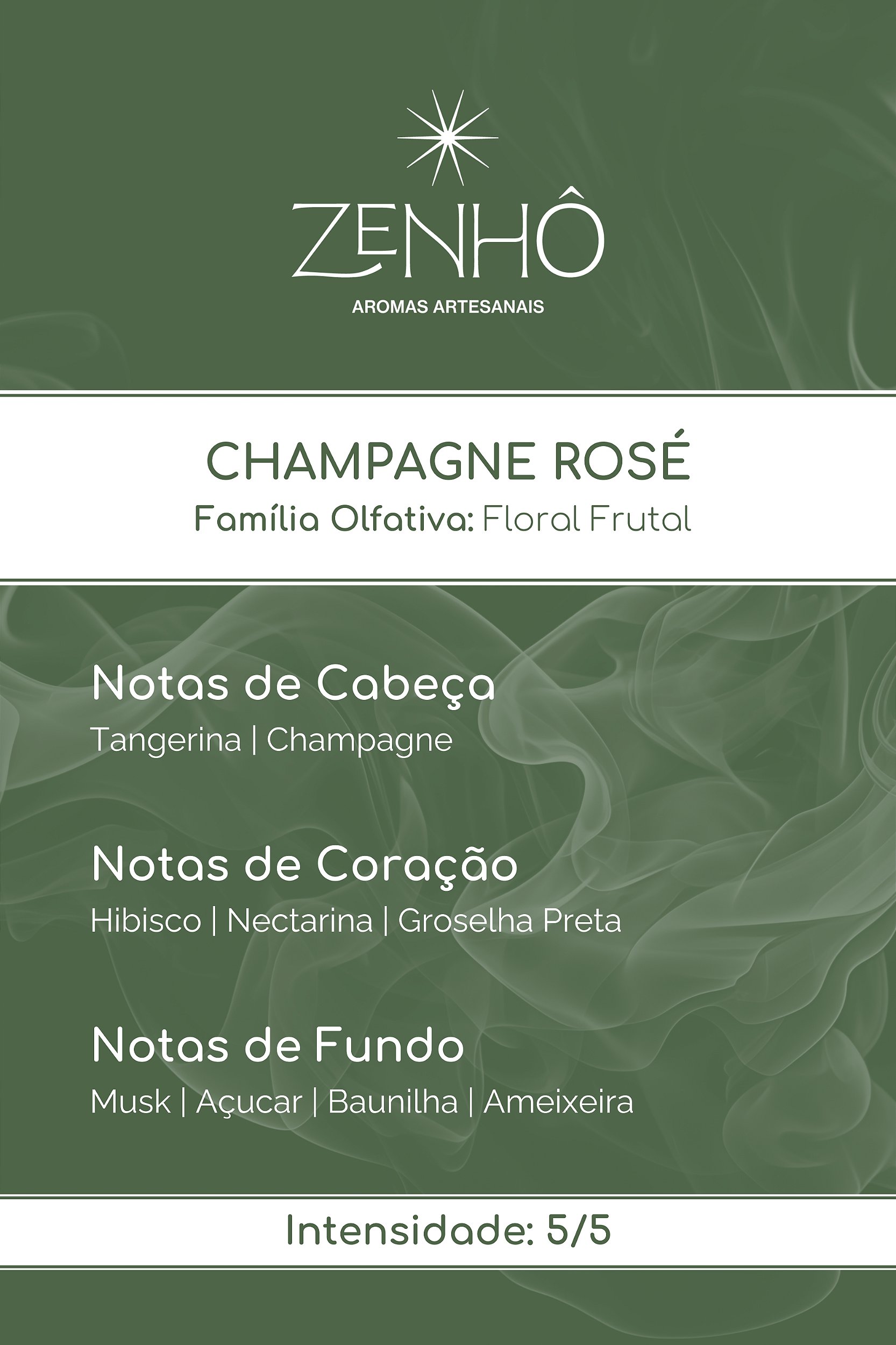 Vela Aromática - Champagne Rosé (150g) - Zenhô Aromas Artesanais ...