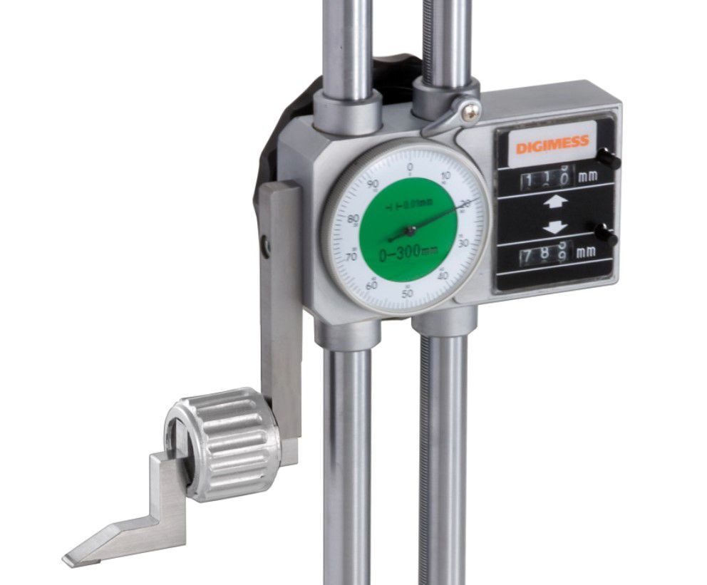 Traçador de Altura com Contador Mecânico 300mm Digimess - CÔVADO MEDIÇÕES