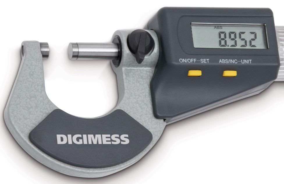 Compre aqui - Micrômetro Digital Externo de 0-25mm Digimess - CÔVADO ...