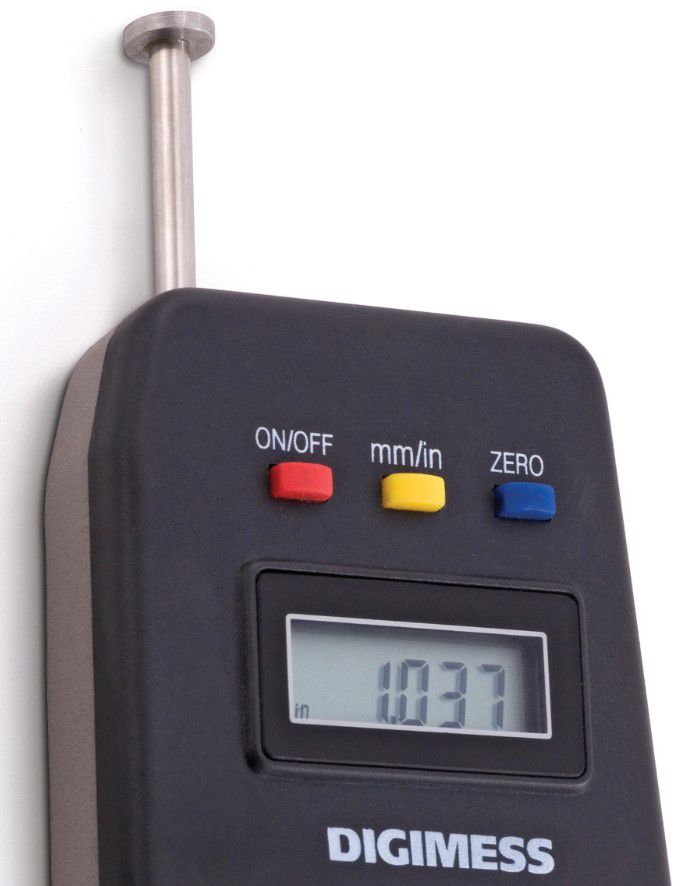 Medidor de Espessura Digital Capacidade 0-25mm Digimess - CÔVADO MEDIÇÕES