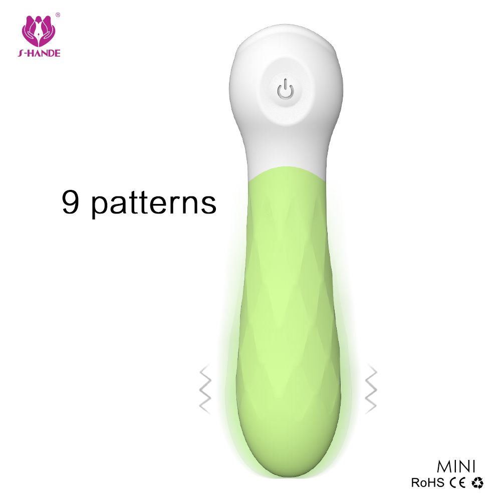 (S050) Mini Bullet Vibratório Texturizado - Verde - Libb Sex Toys - Importadora Atacado Sex Shop