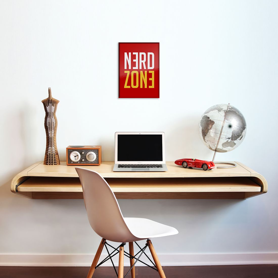 QUADRO DE METAL M 20X26 - NERD ZONE | EXPLOSÃO CRIATIVA - EXPLOSÃO CRIATIVA