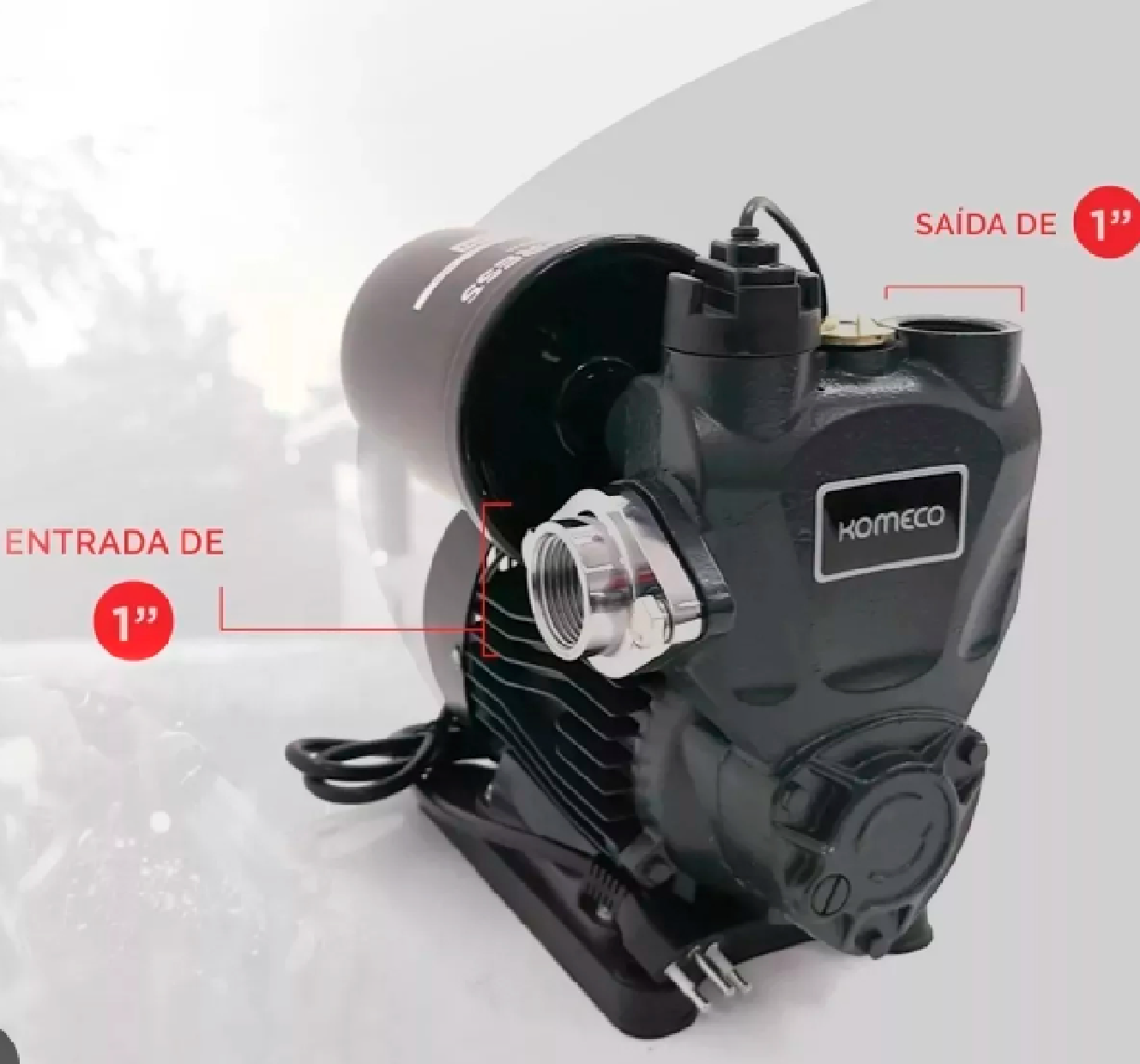 Bomba Pressurizador UP 725 Ultra press 725 Komeco Bivolt - Erasolar Energia