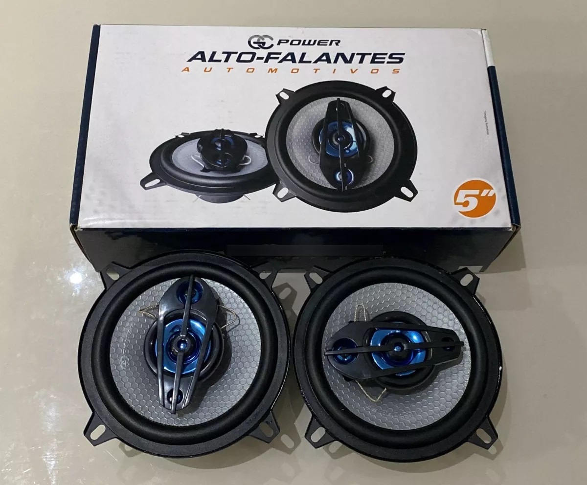 Kit Alto Falante 4 Polegadas Triaxial 60w Rms Gc Power - Maximus Car Sound