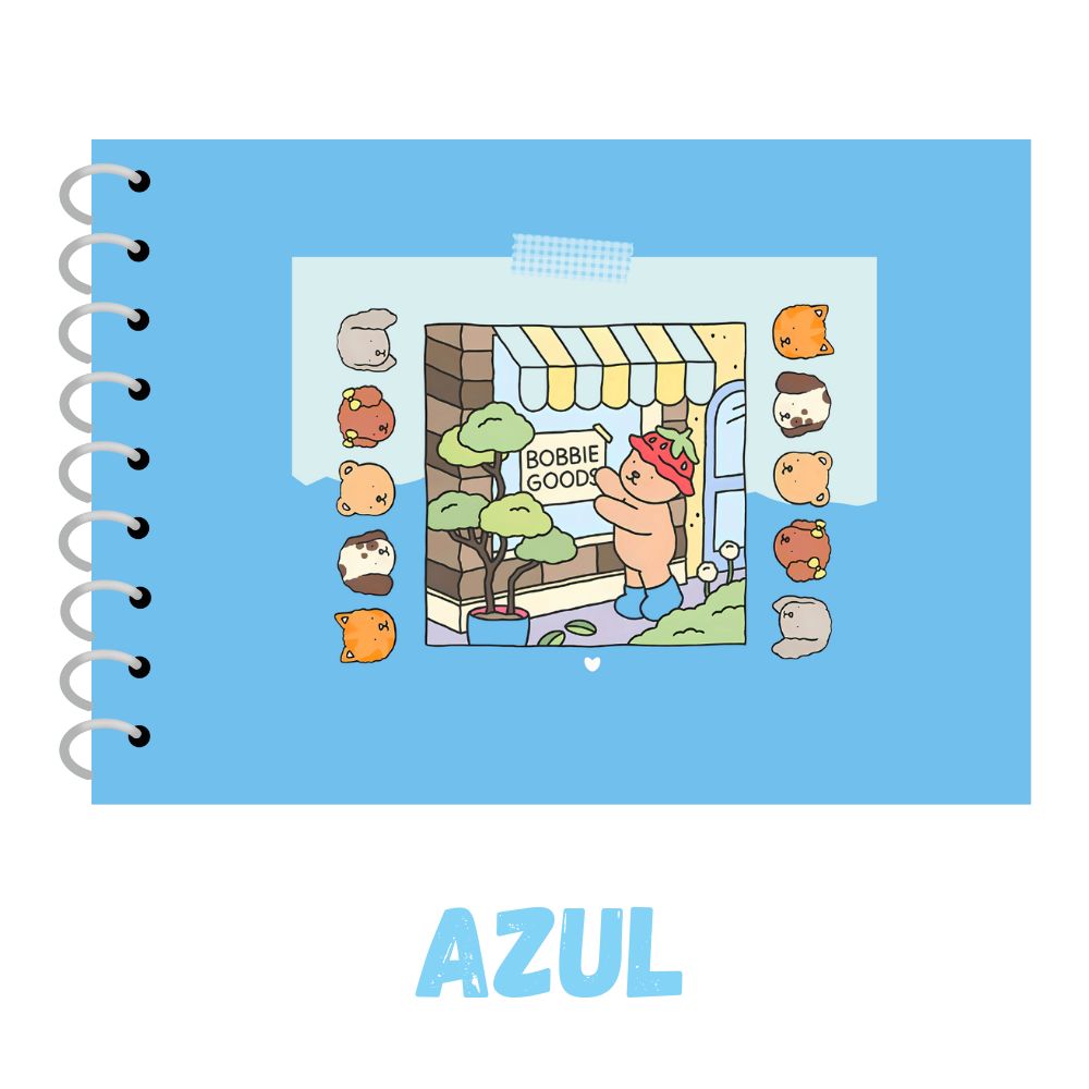 Livro de Colorir MINI Bobbie Goods – Capa Dura | 40 folhas | 180g ...