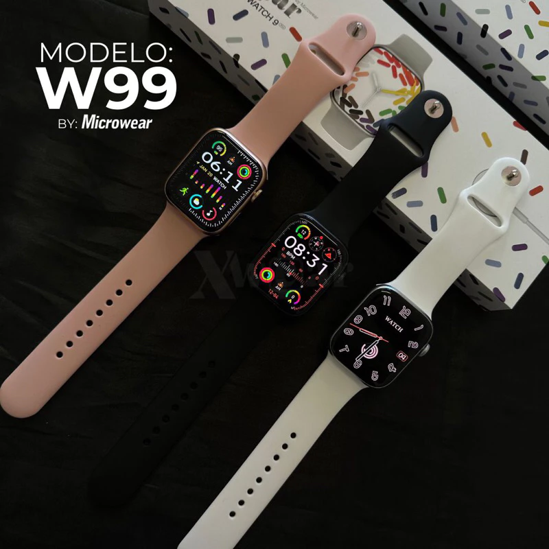 SMART WATCH W99 AMOLED SERIE 9 ARMZ. INTERNO 2 FUNÇÕES - A Casa da ...