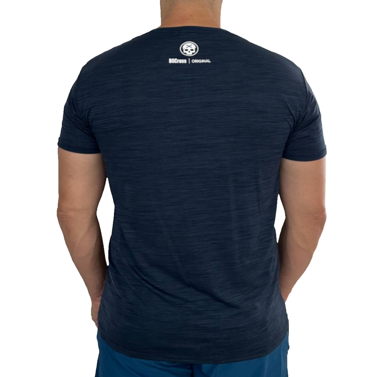 Camiseta Bs Cross Para Crossfit - No Rep - Neroazzurro