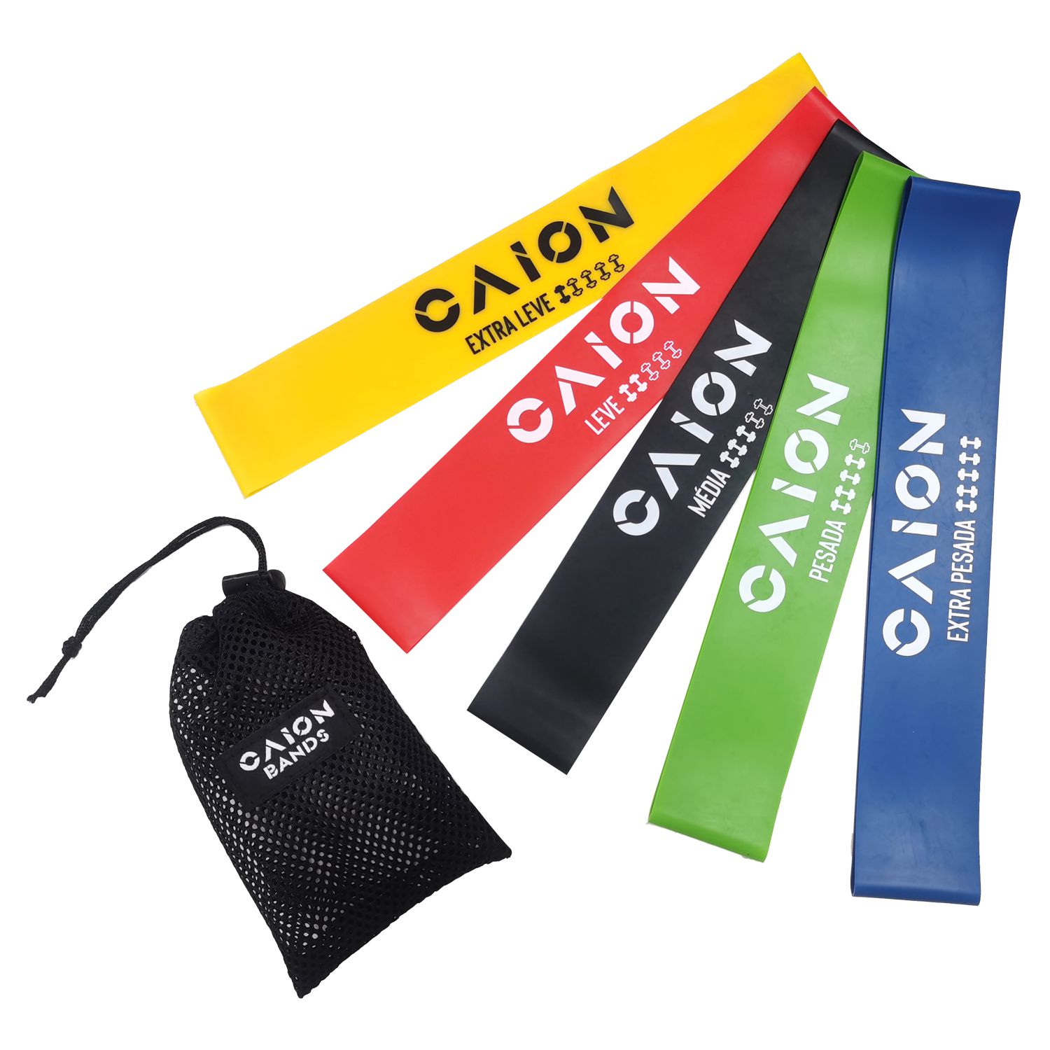 CAION MINI BANDS ELÁSTICOS PARA EXERCÍCIOS - Caion Store