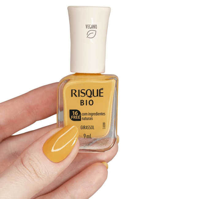 Risqué Bio Esmalte 16Free Girassol - Beleza do Campo | Produtos Naturais, Orgânicos e Veganos