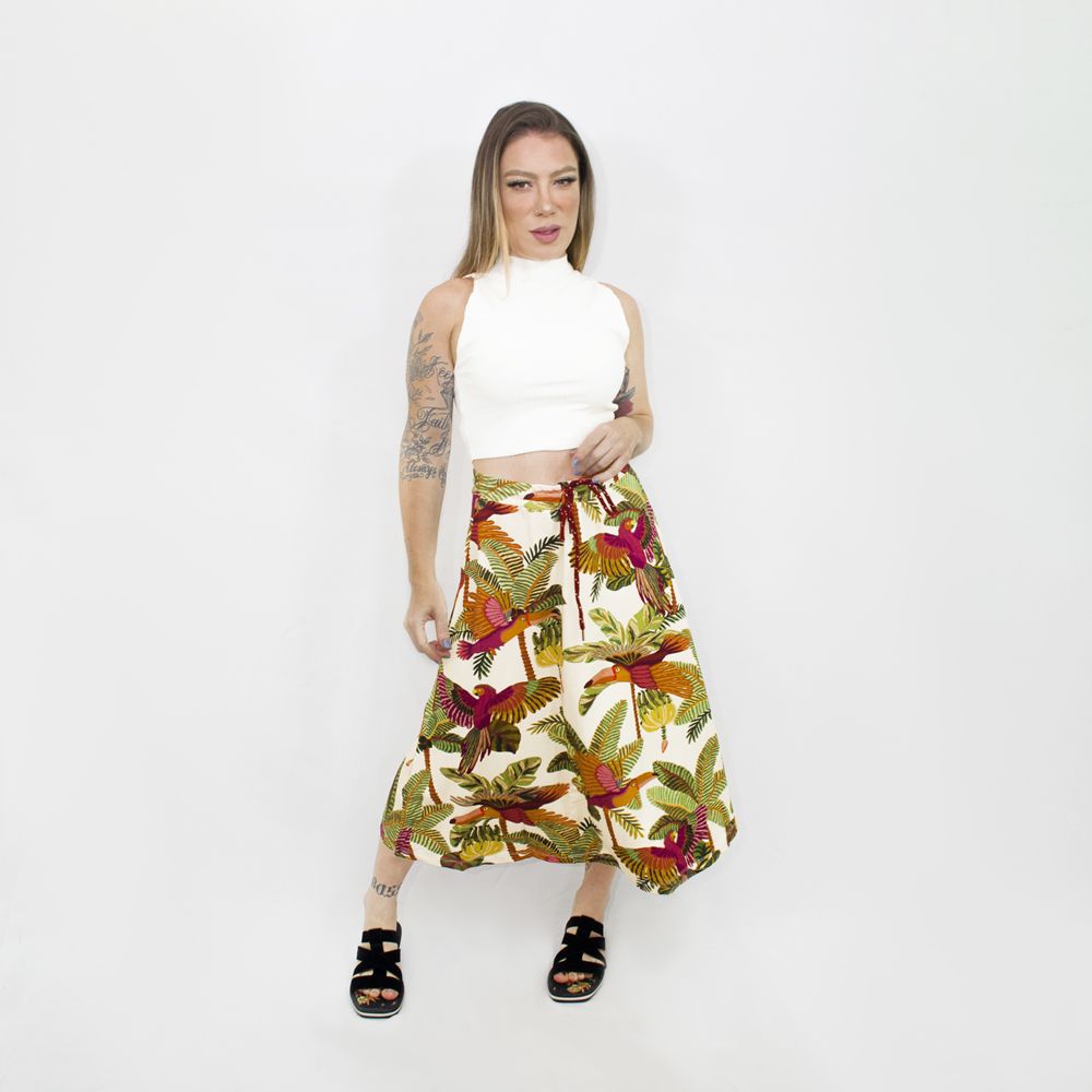 Saia Farm Midi Nossa Selva - Dom Store Multimarcas Vestuário Calçados ...