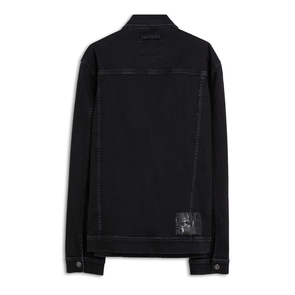 Jaqueta Ellus Jeans Intense Básica Pregas Masculina Preta - Dom Store ...