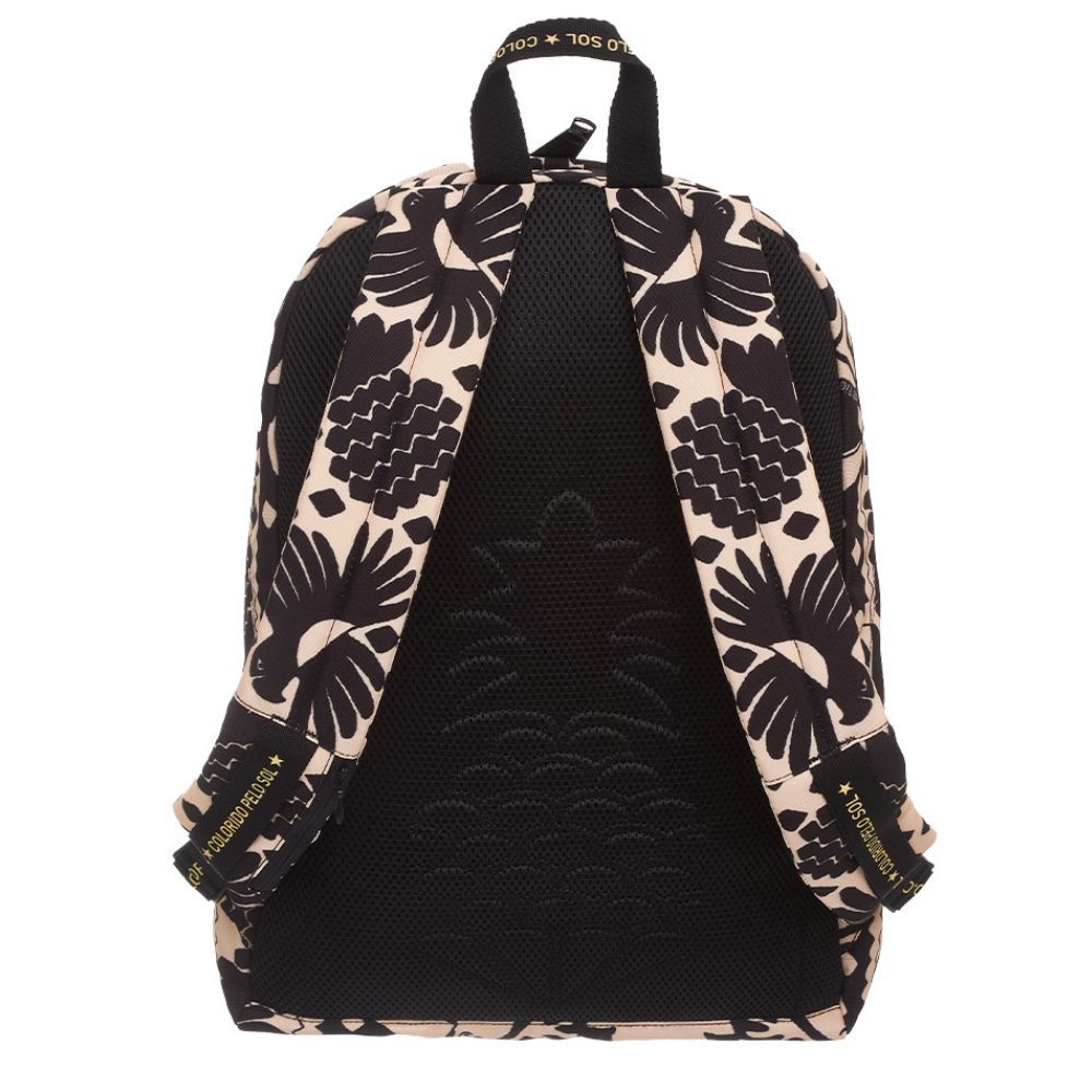 Mochila Farm Xodó Estampada Lenço Dia E Noite - Dom Store Multimarcas ...