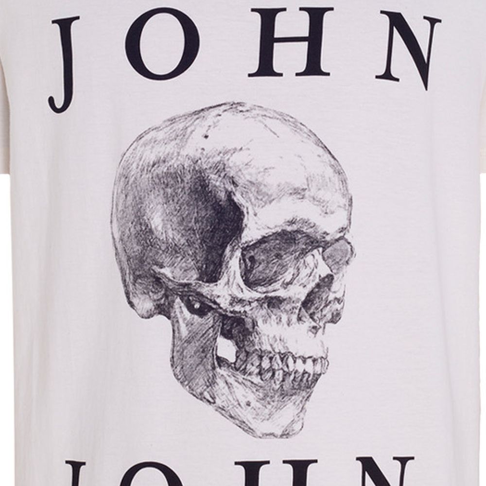 Camiseta John John Skull Draw Masculina Off - Dom Store Multimarcas ...