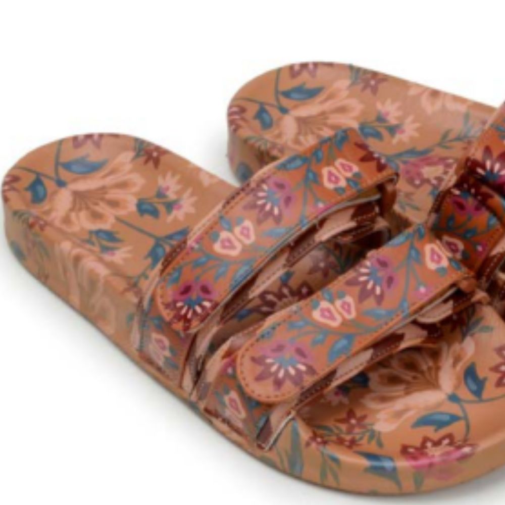 Slide Farm Praiana Estampada Delicadeza Boho - Dom Store Multimarcas ...