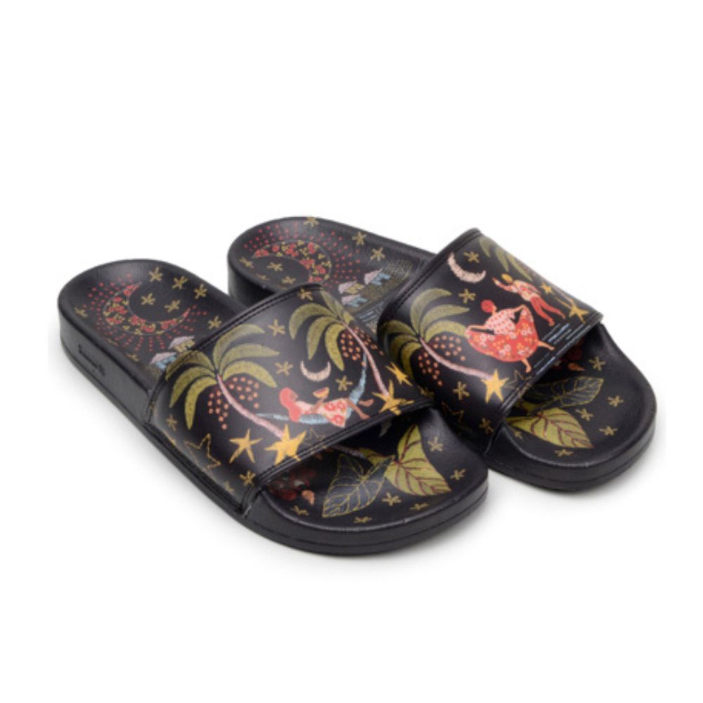 Chinelo Slide Farm Praiana Carnaval Das Águas Feminino - Dom Store Multimarcas Vestuário ...