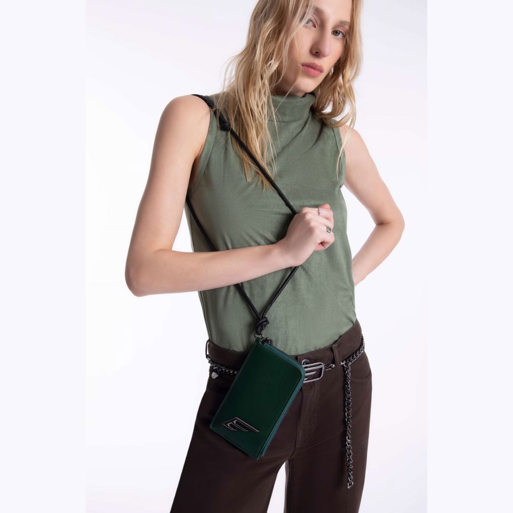 Bolsa Ellus Dana Wallet Verde Feminina - Dom Store Multimarcas ...