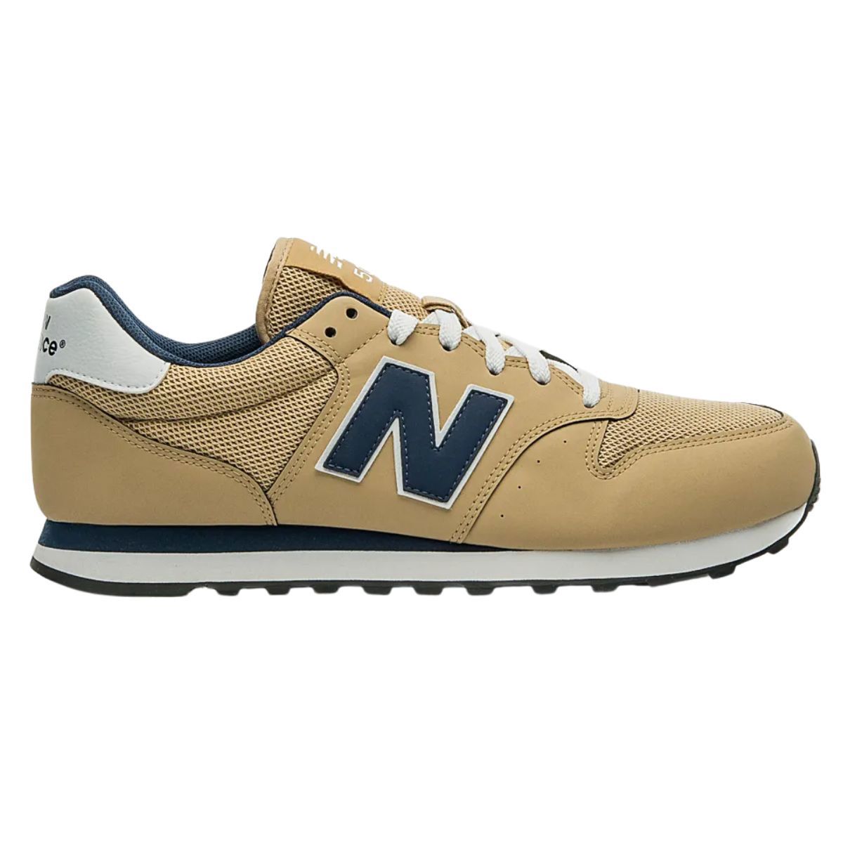 Tênis New Balance 500 V2 Masculino Bege Marinho - Dom Store Multimarcas ...