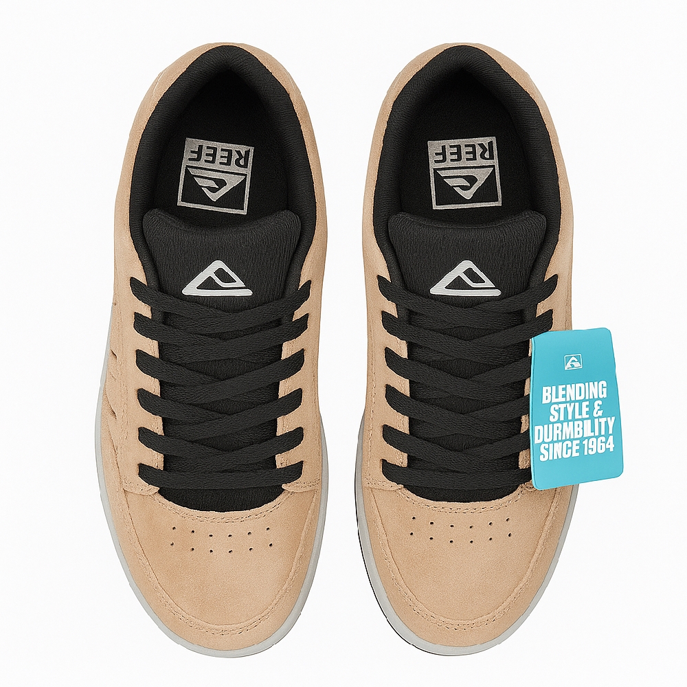 Tênis Reef Philly Masculino Castor Preto - Dom Store Multimarcas ...