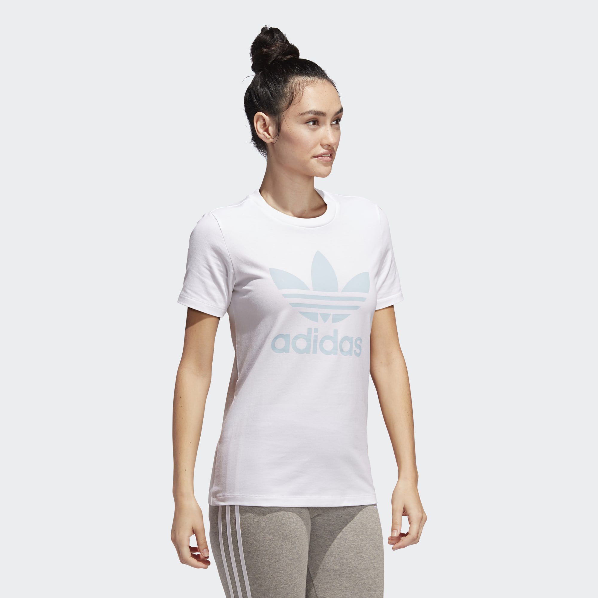 Camiseta Adidas Originals TREFOIL BRANCA - Dom Store Multimarcas ...