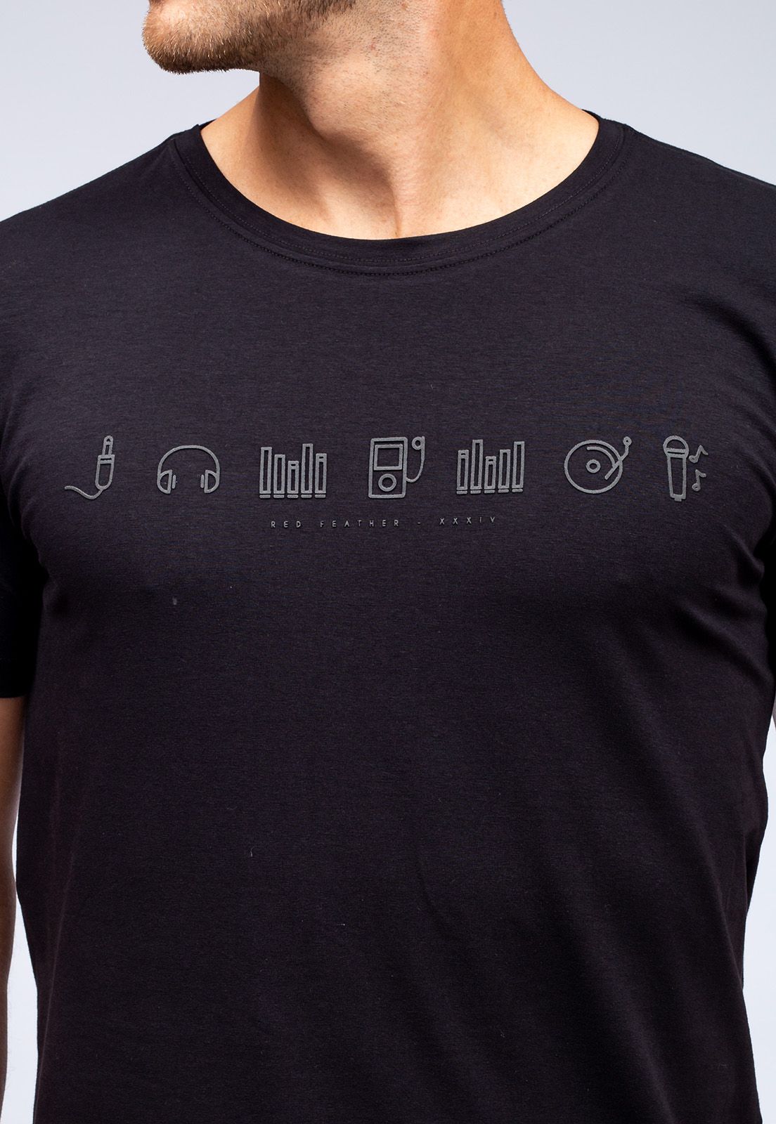 Camiseta Red Feather Music Elements - Dom Store Multimarcas Vestuário ...