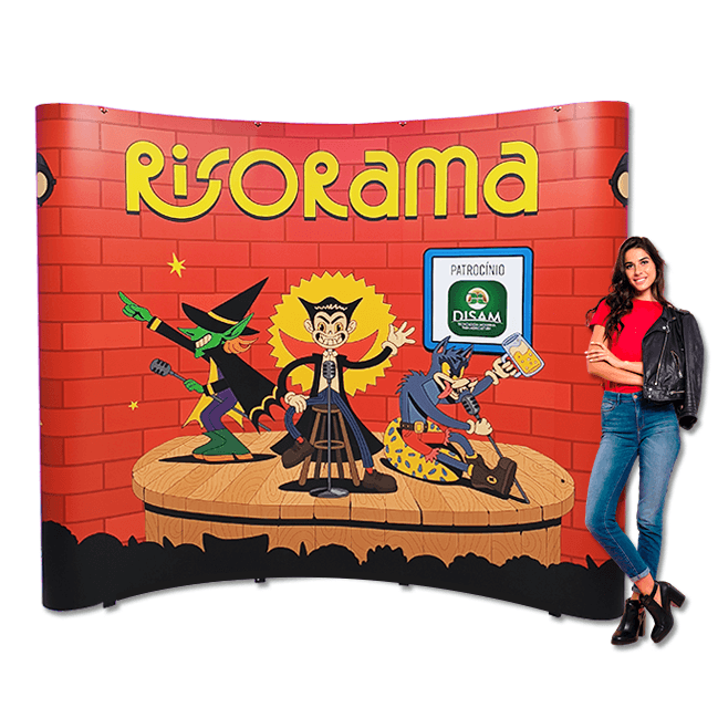 Painel BackDrop | Painel Pantográfico | Pantográficos | PopUp ...