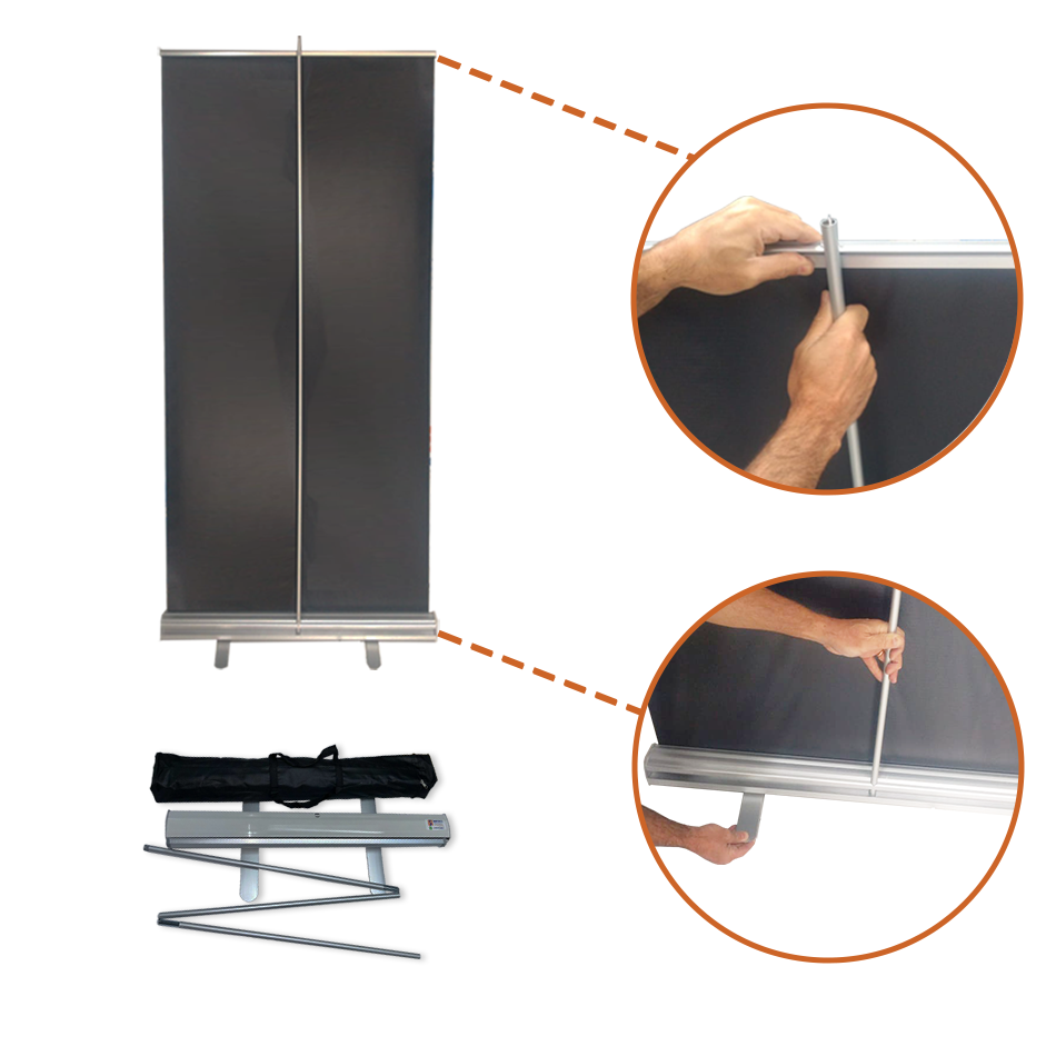 Porta Banner Rollup | Banner Roll Up | Porta Banner Roll Up | Suporte ...