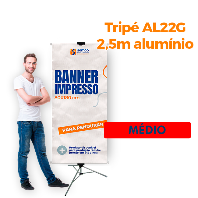 Porta Banner | Tripés para Banner | Banner Impresso | Tripe de Ferro ...