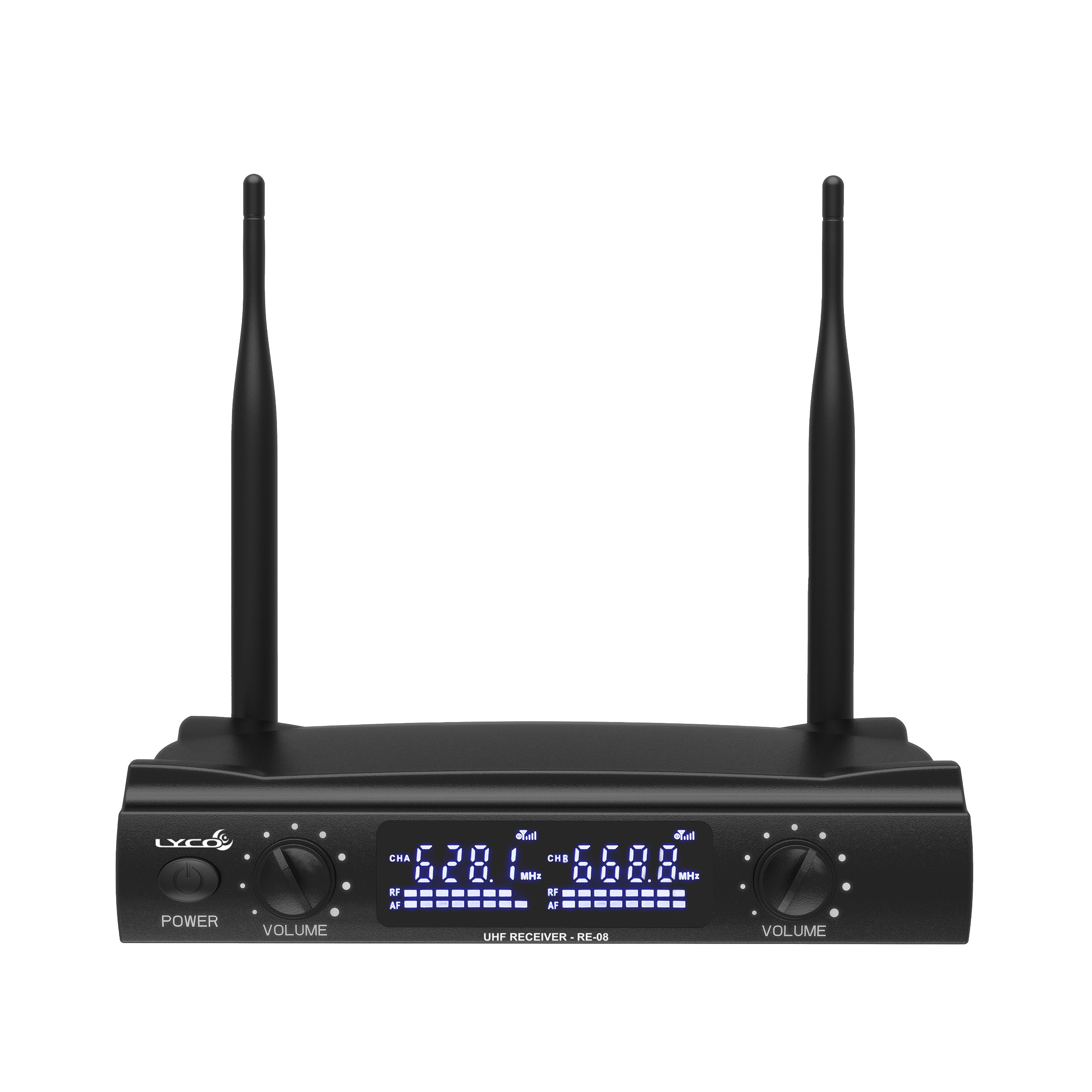 Microfone Sem Fio Lyco UH-08MM UHF Multifrequencial - AG SOUND EQUIPAMENTOS DE ÁUDIO