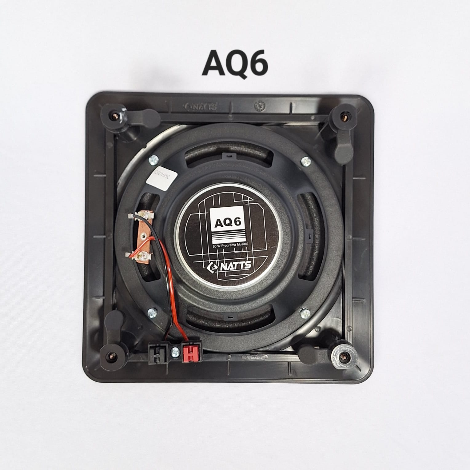 Arandela Natts AQ6 Cor Preta - AG SOUND EQUIPAMENTOS DE ÁUDIO