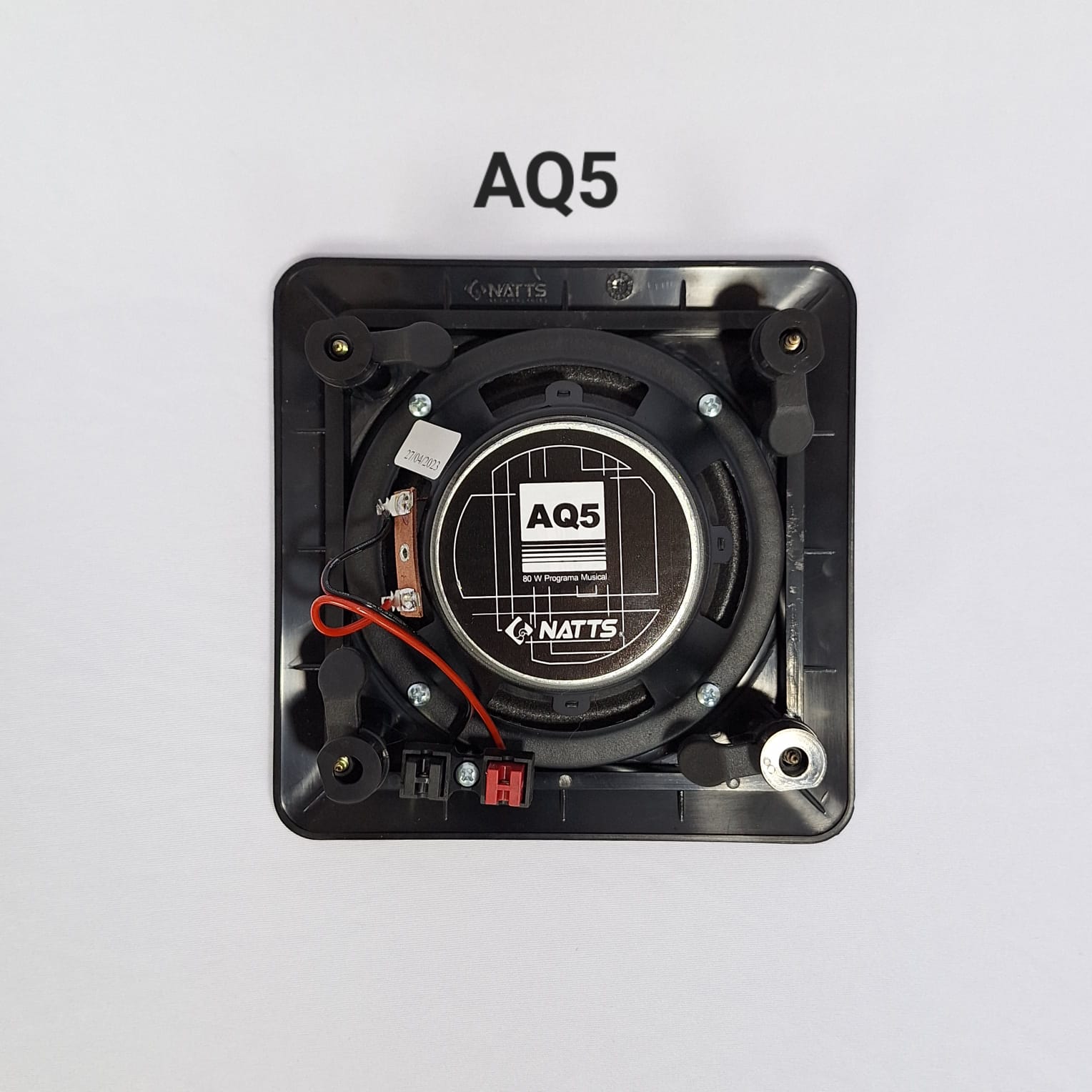 Arandela Natts AQ5 Cor Preta - AG SOUND EQUIPAMENTOS DE ÁUDIO