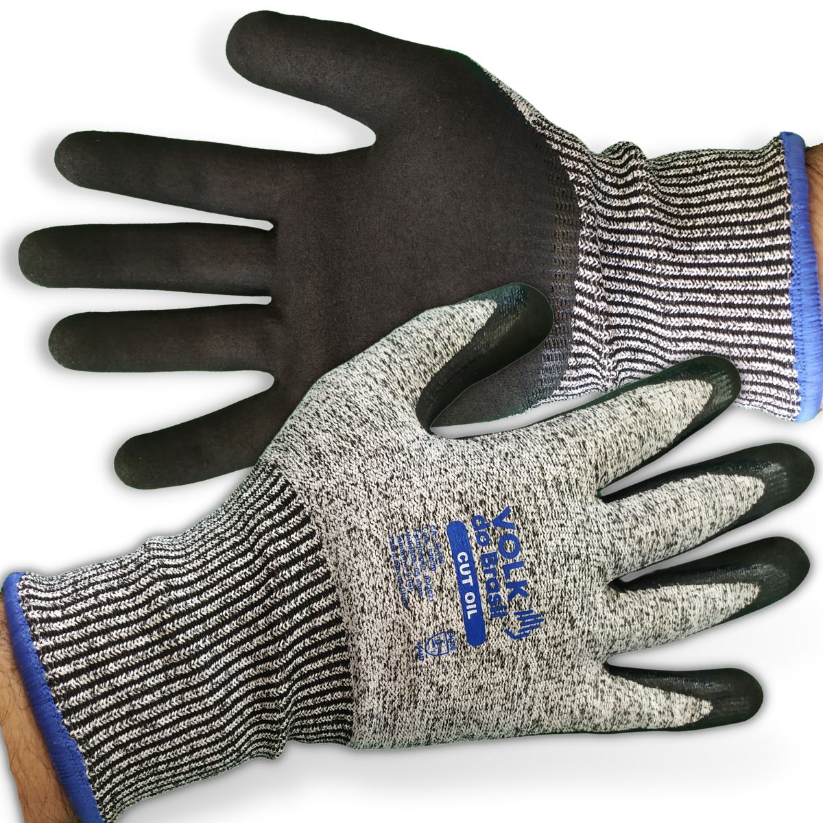 Luva de Segurança Anticorte Volk Cut Oil CA 36606 - COMSEG EPI ...