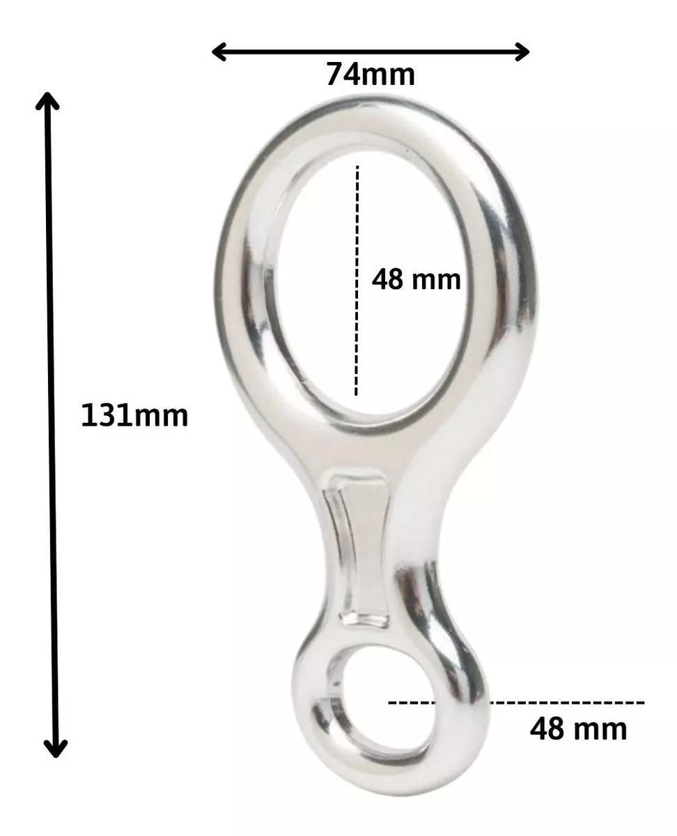 Descensor Freio 8 Aluminio 25kn MG2023 Descida Trabalho em Altura ...