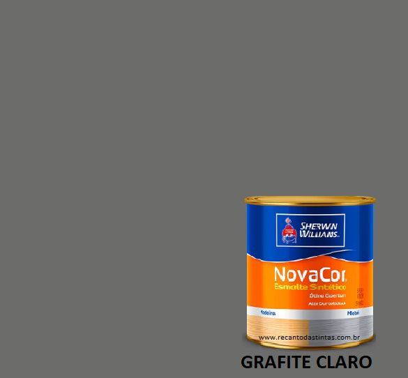 Novacor Esm Fosco Grafite Claro QT - A Melhor Loja de Tintas da Zona ...