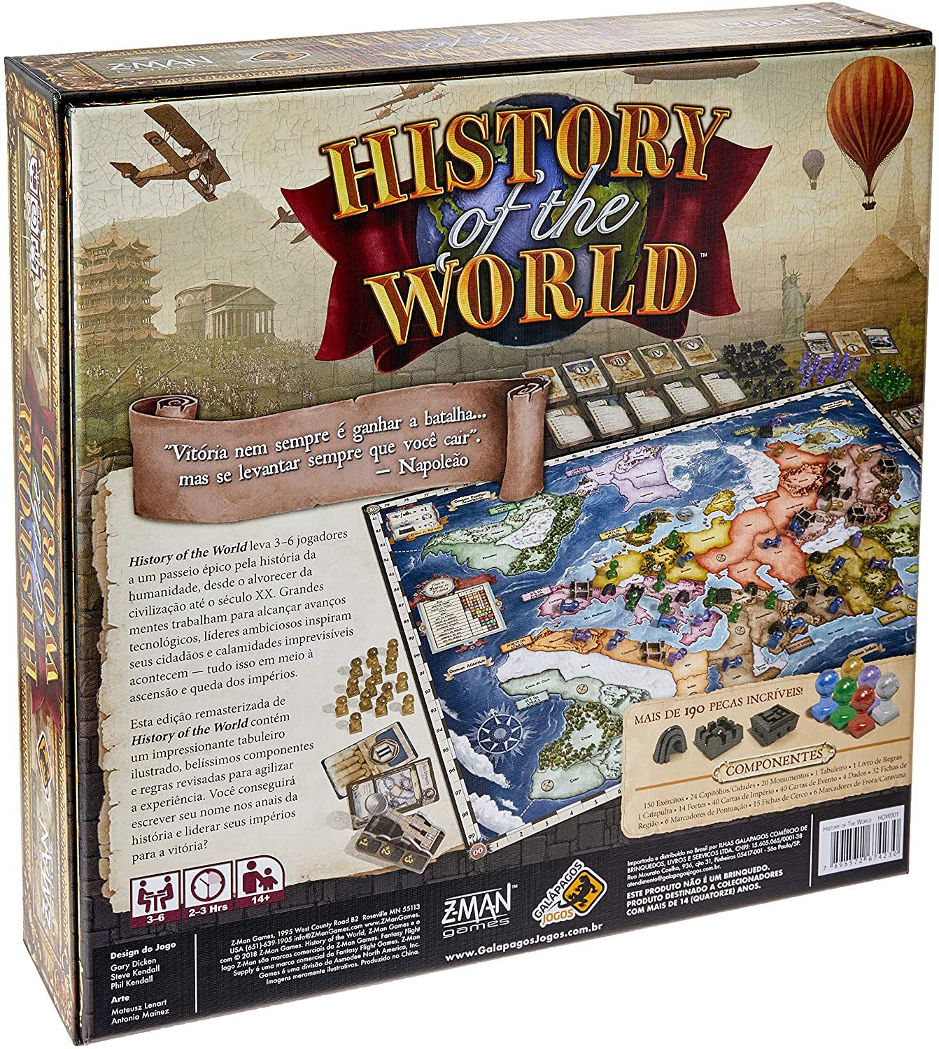History of the World (Jogo de Tabuleiro) - Dalaran Games