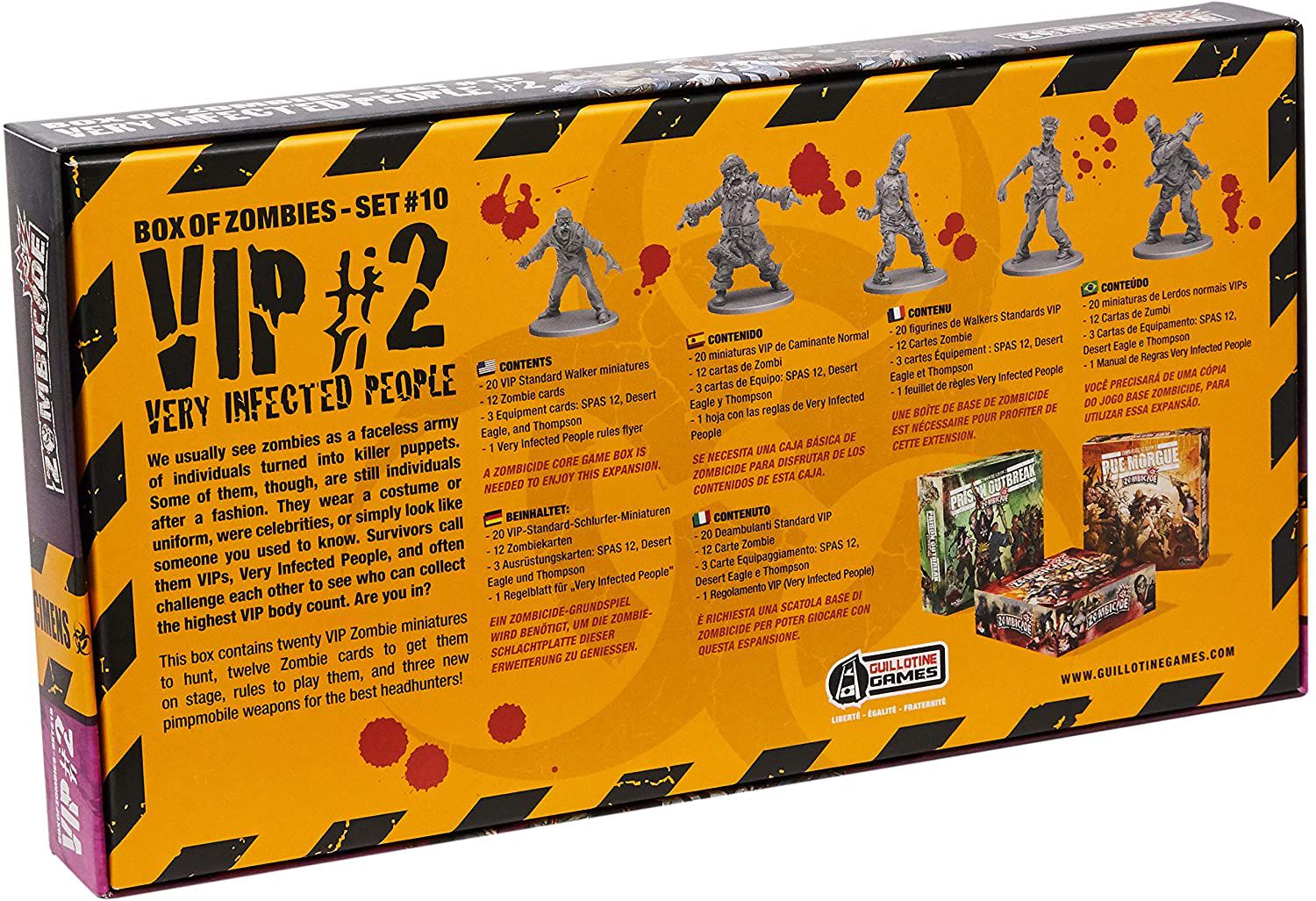 Zombicide: Box of Zombies Set #10 - VIP #2 Very Infected People ...