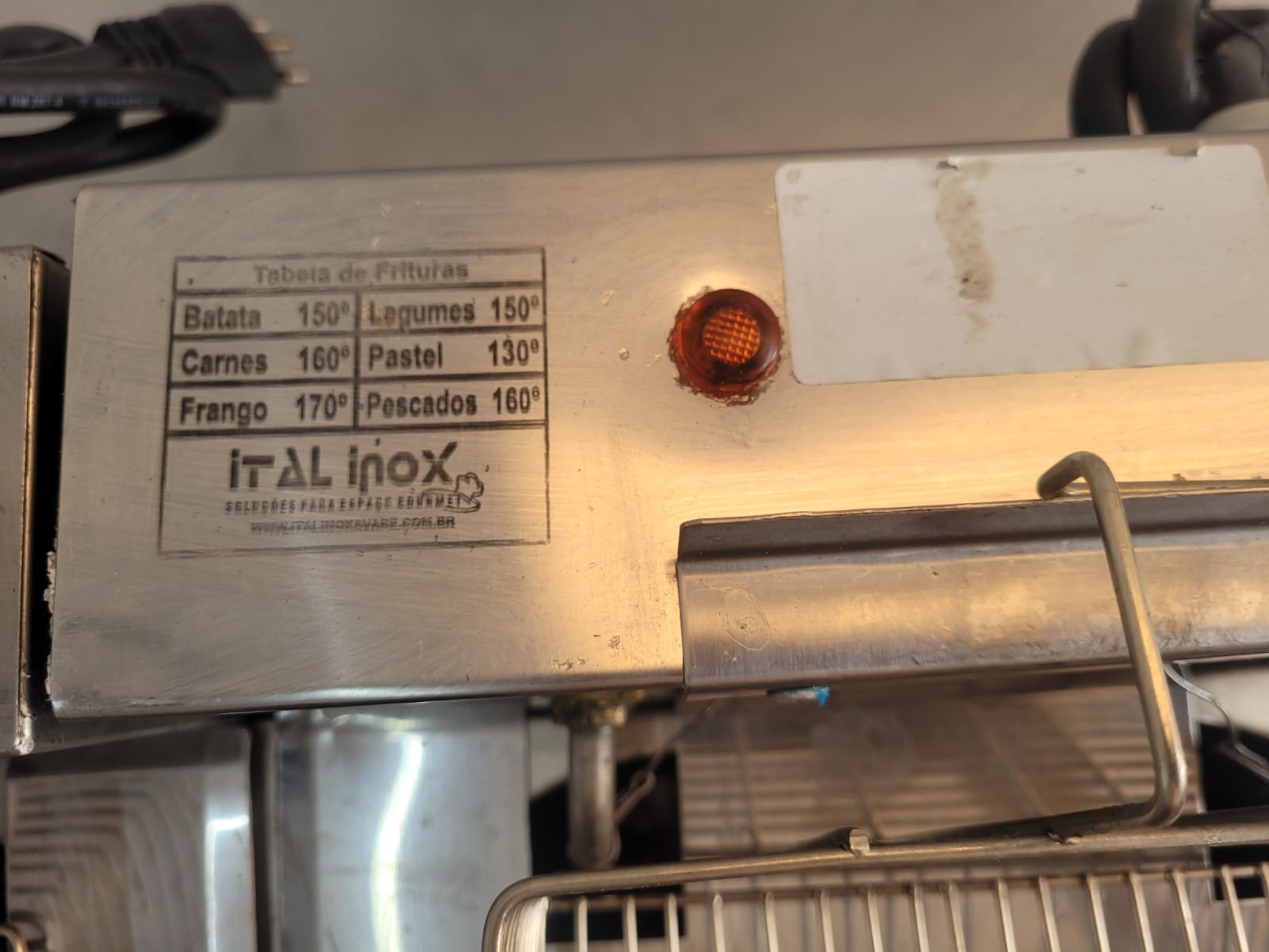 Fritadeira Elétrica 10L duas cubas de 5L 220v - Ital Inox [Usada ...