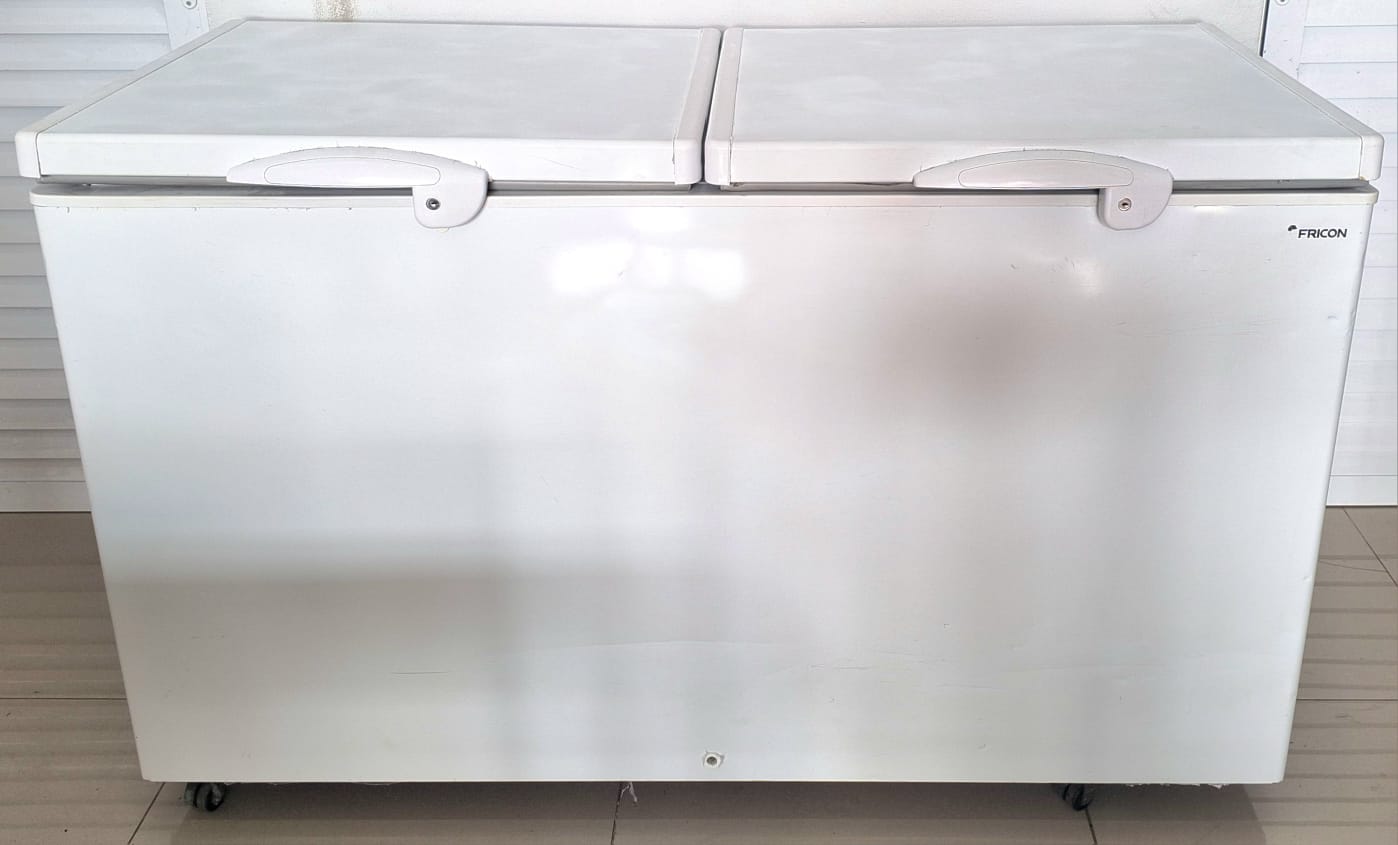 Freezer Horizontal Dupla Ação com Porta Cega Hced503 220v Fricon [Usado ...