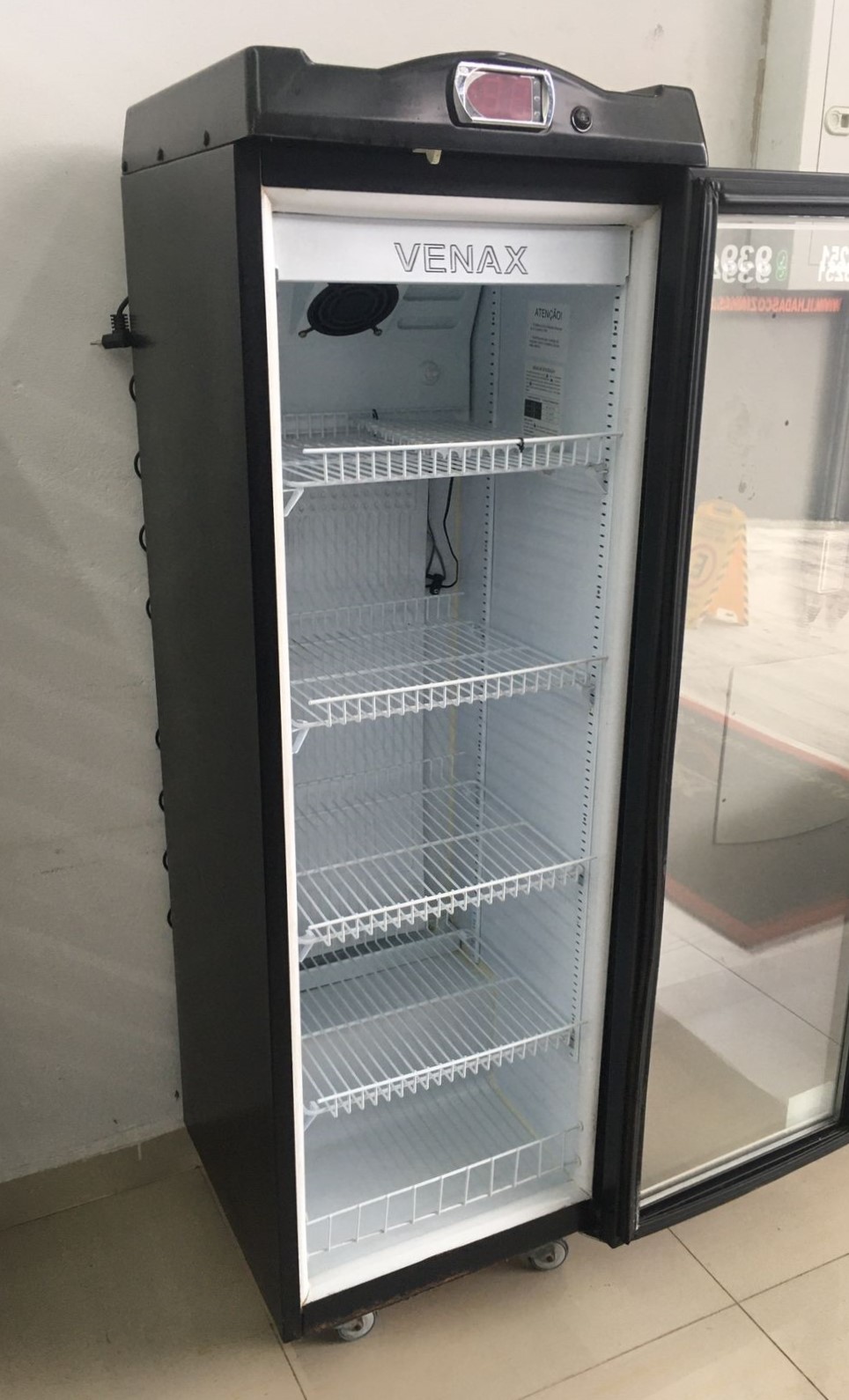 Cervejeira Venax Vertical Slim Preto Fosco 209L - EXPVQ 200 1 Porta ...