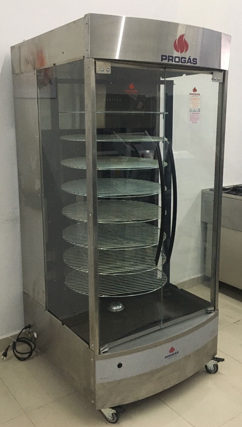 Máquina de Frango Giratória / Assadeira Multiuso G4 128Kg 8 Bandejas ...