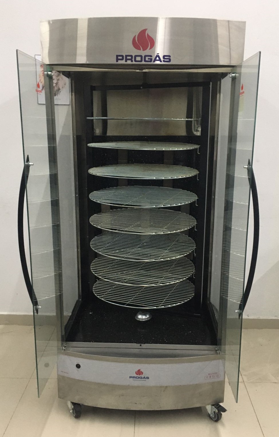 Máquina de Frango Giratória / Assadeira Multiuso G4 128Kg 8 Bandejas ...
