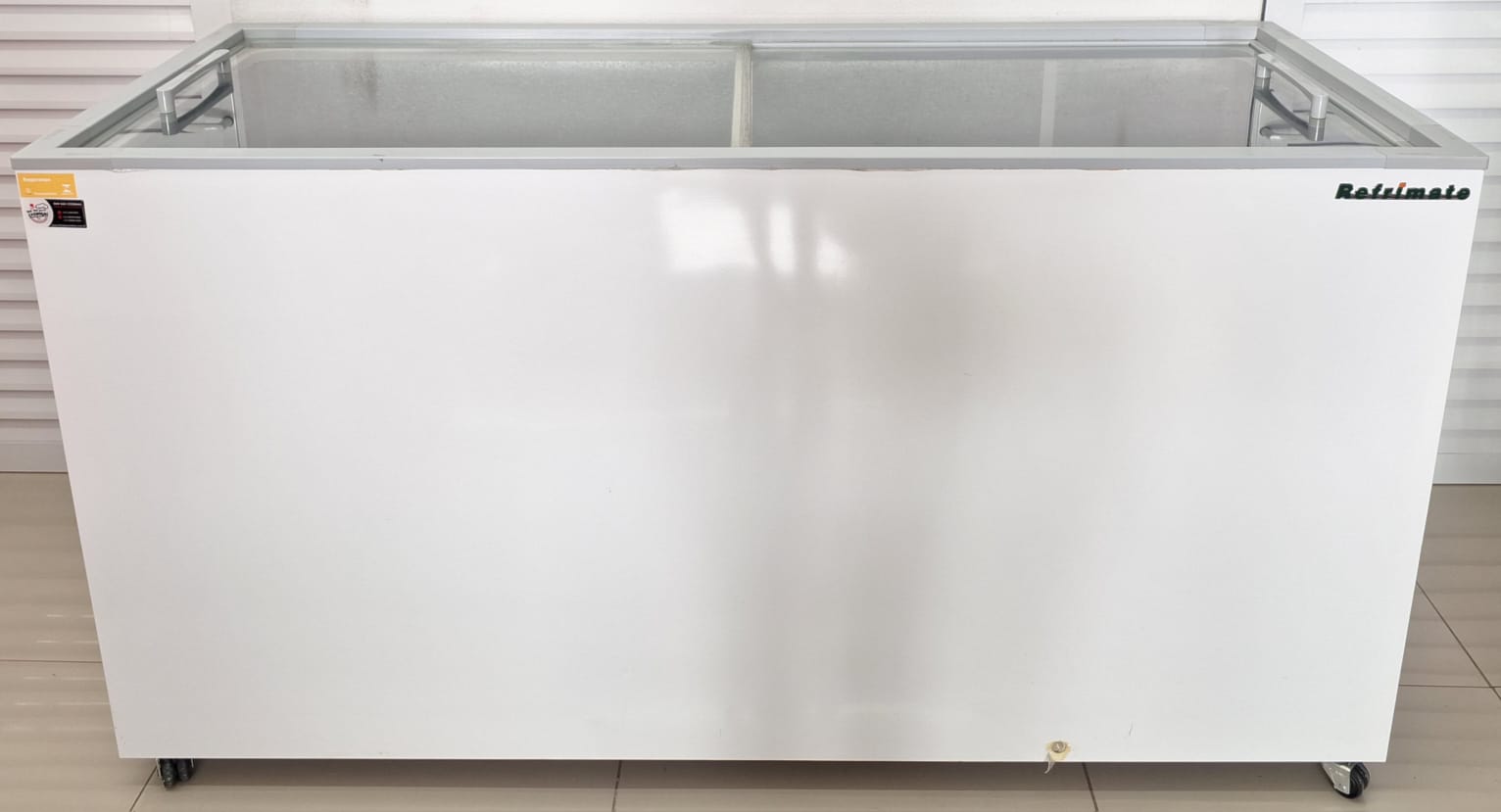 Freezer Horizontal 530 Litros com 2 Tampas Vidro 220V FHR530V Refrimate ...