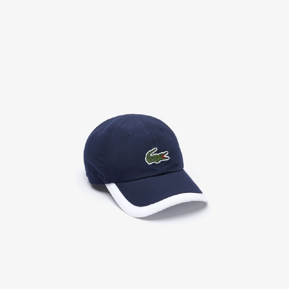 Boné Lacoste Contraste - Azul marinho - VNLCST STORE