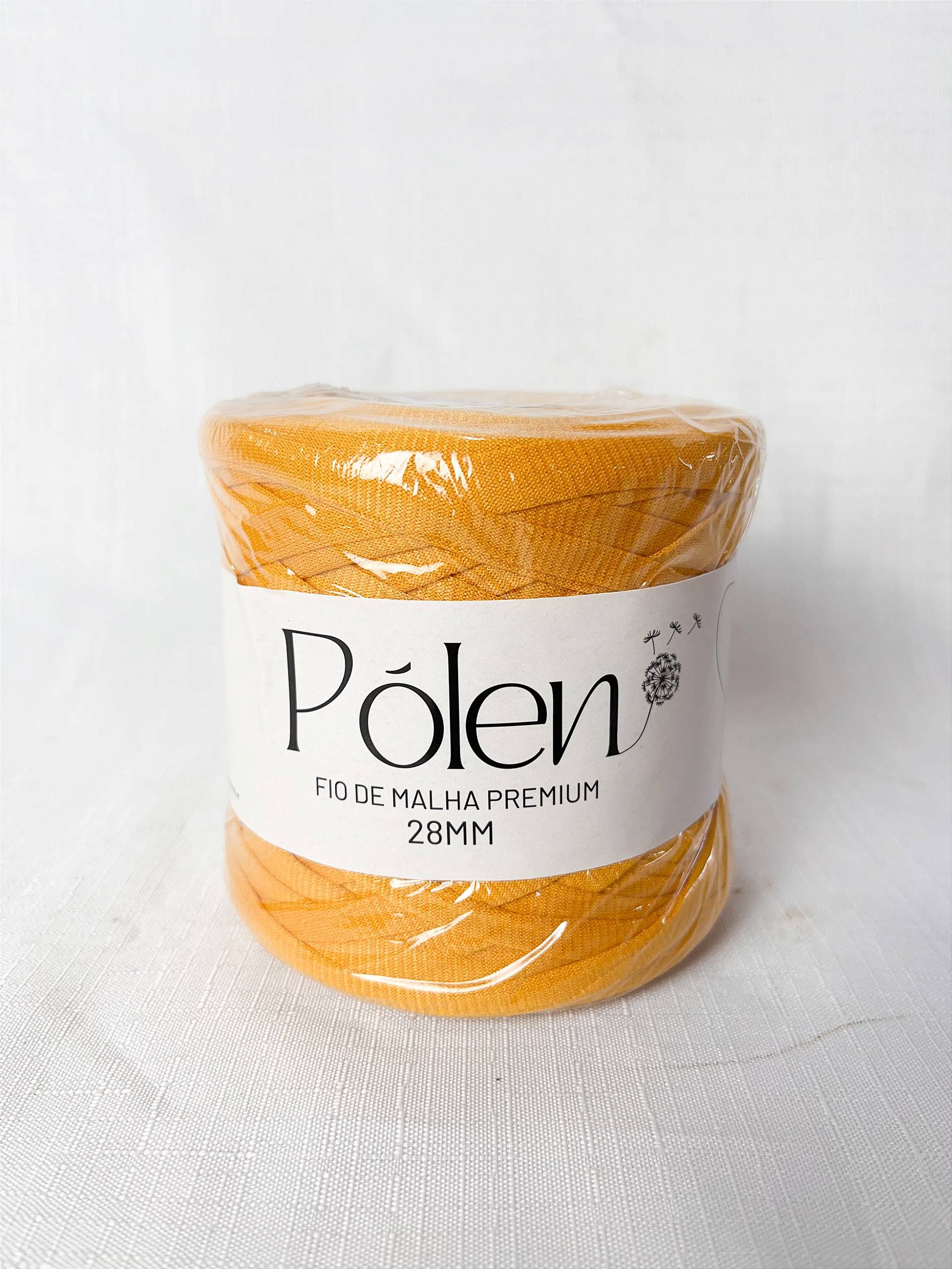 Fio de Malha Pólen - 28mm - Mostarda - Déa Fios de Crochê