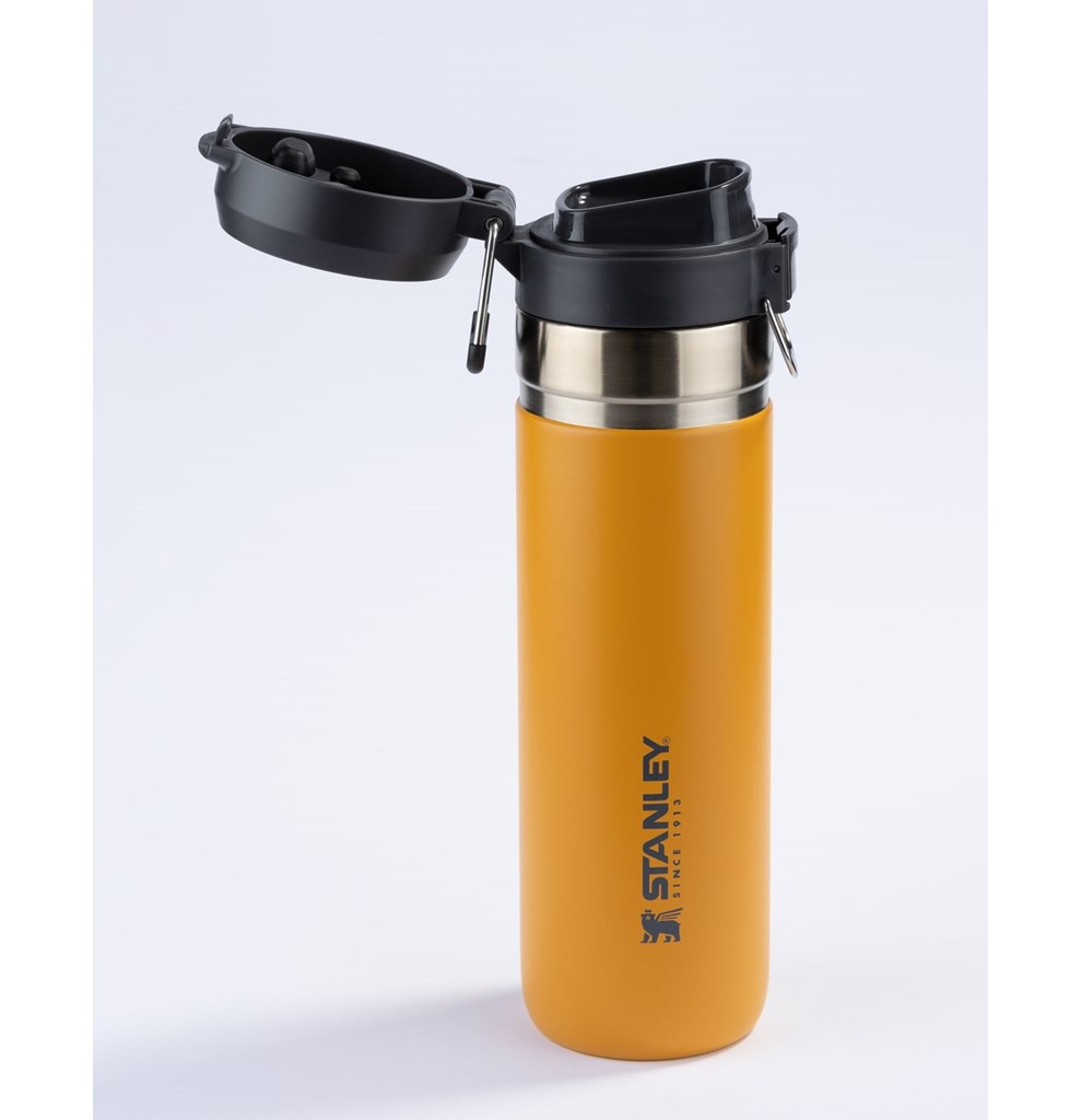 GARRAFA TÉRMICA QUICK FLIP STANLEY SAFFRON 710ML - Empório da Garrafa ...
