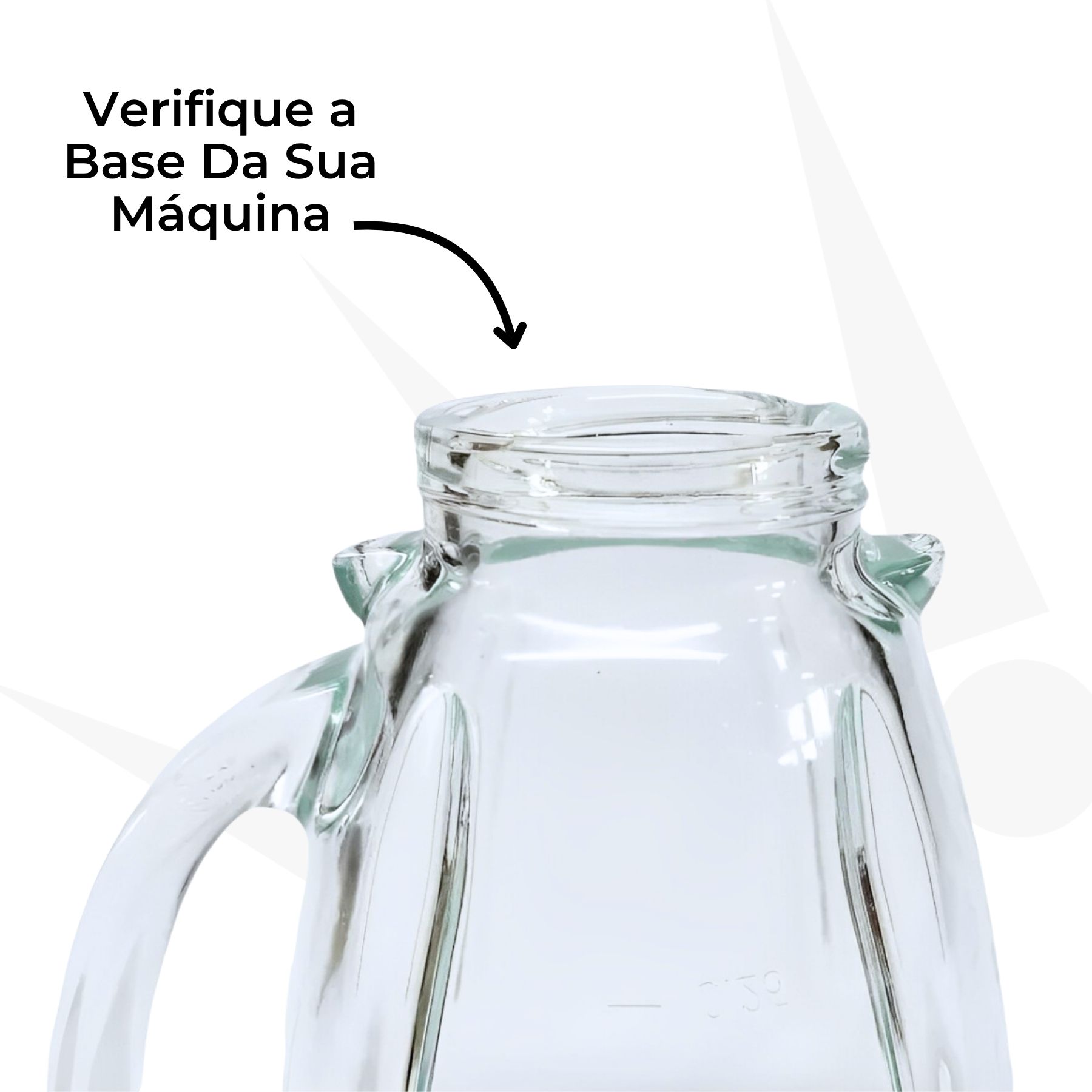 Copo Liquidificador Redondo Compatível Com Oster Vidro 1,50L - DassHaus