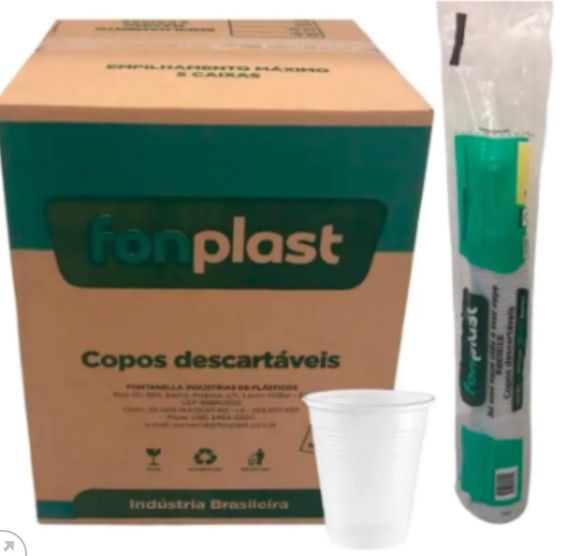 COPO DESC. 200ml PS TRANSP (FONPLAST) CX C/2500un - ATRIUM EMBALAGENS COPO DESC. 200ml PS TRANSP (FONPLAST) CX C/2500un - ATRIUM EMBALAGENS