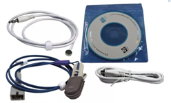 Oxímetro de pulso Portátil + TEMP Oxi Master 300. - BPM Hospitalar ...