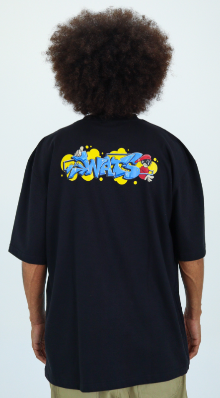 Camiseta Wats Collab Resk12 Preta | Bang Life Skate Shop - Bang Life ...