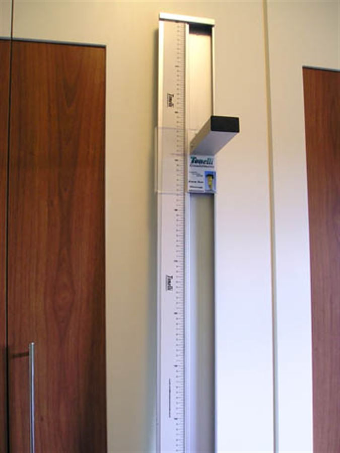 Estadiômetro de Parede Modelo E120 A - Tonelli - ShopHosp Produtos ...