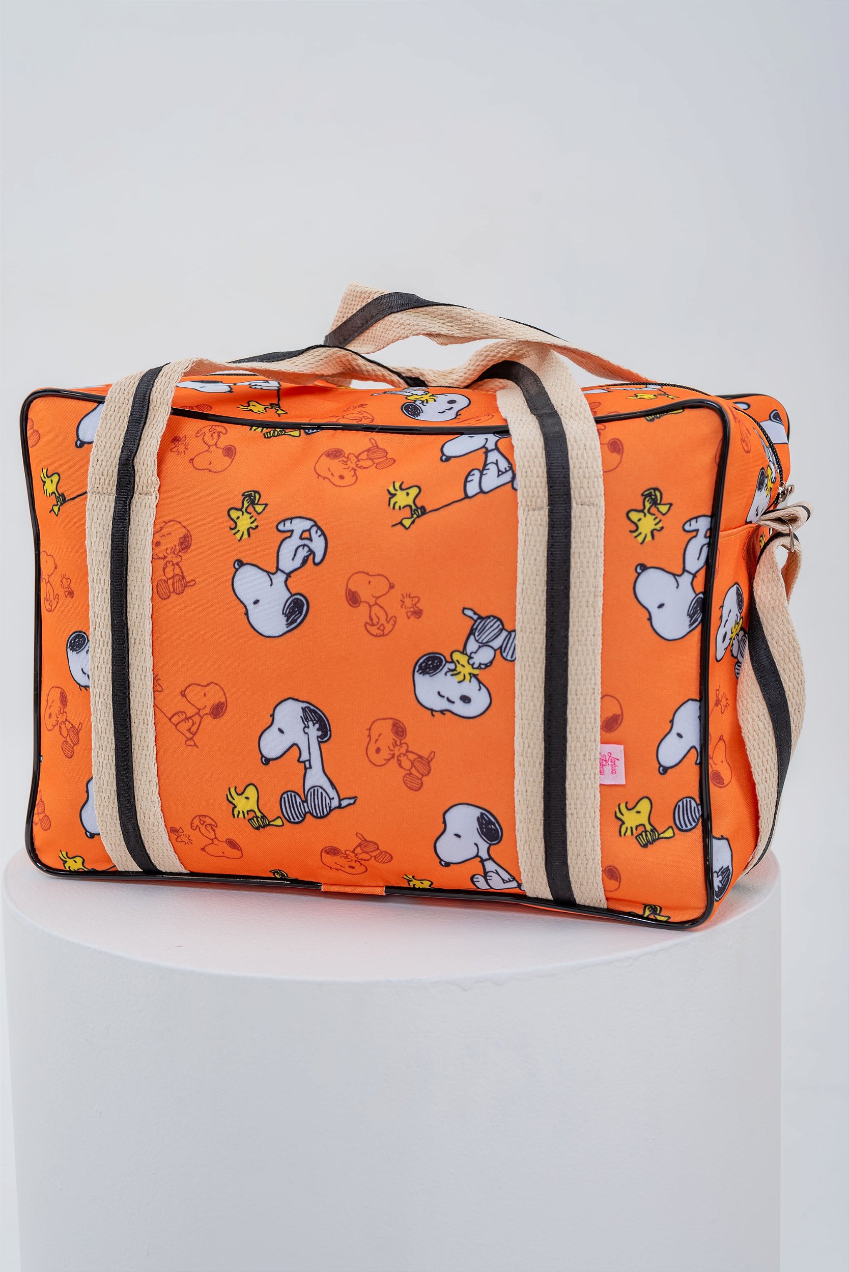 MALA BOX SNOOP FUNDO LARANJA - COMPRE ATACADO | FABRICA ATACADISTA DE ...